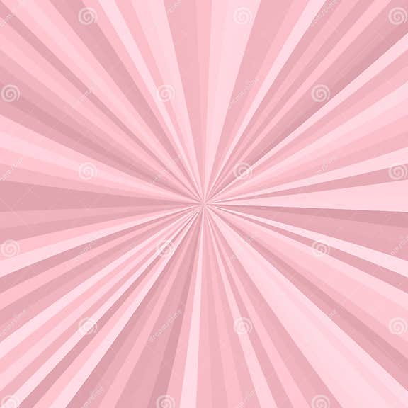 Abstract Starburst Background From Radial Stripes Stock Vector