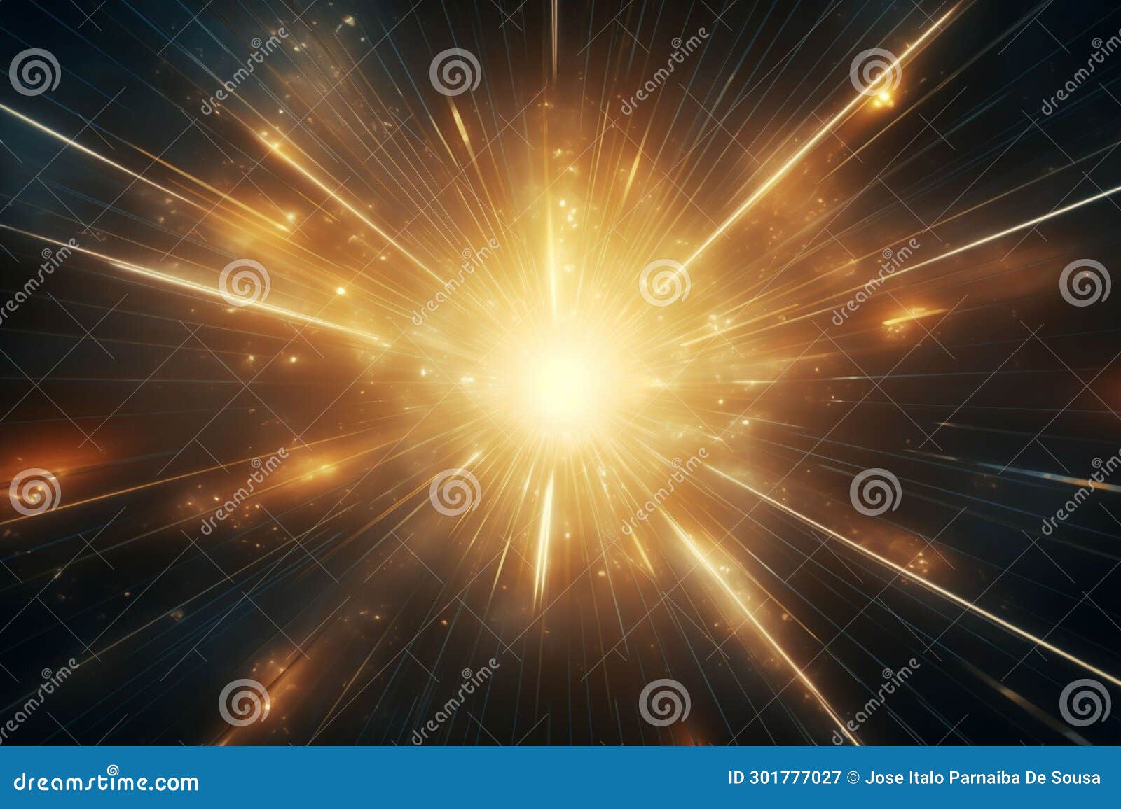 Abstract Starburst Design with Radiant Beams of Stock Illustration ...