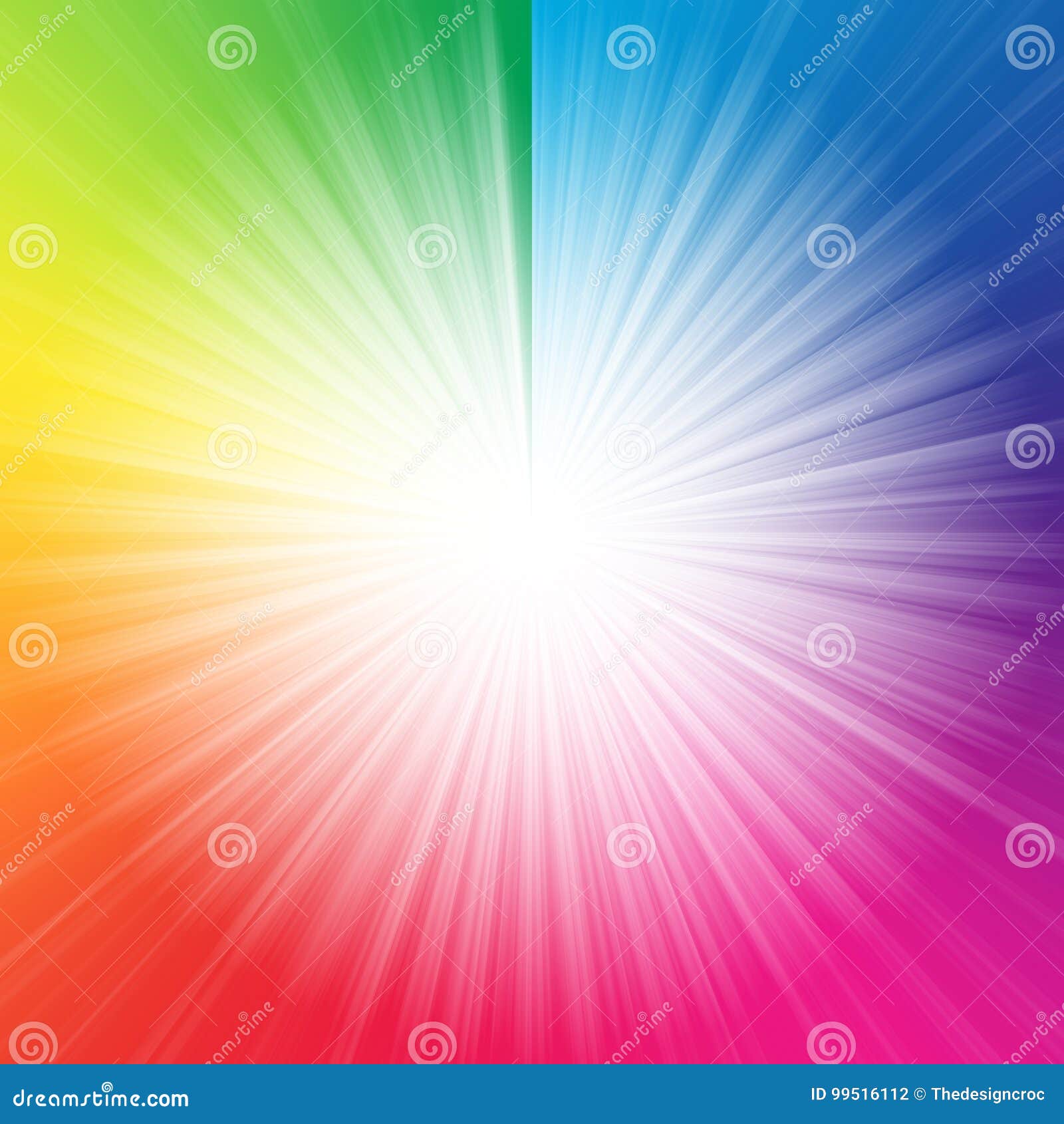 White Starburst Background