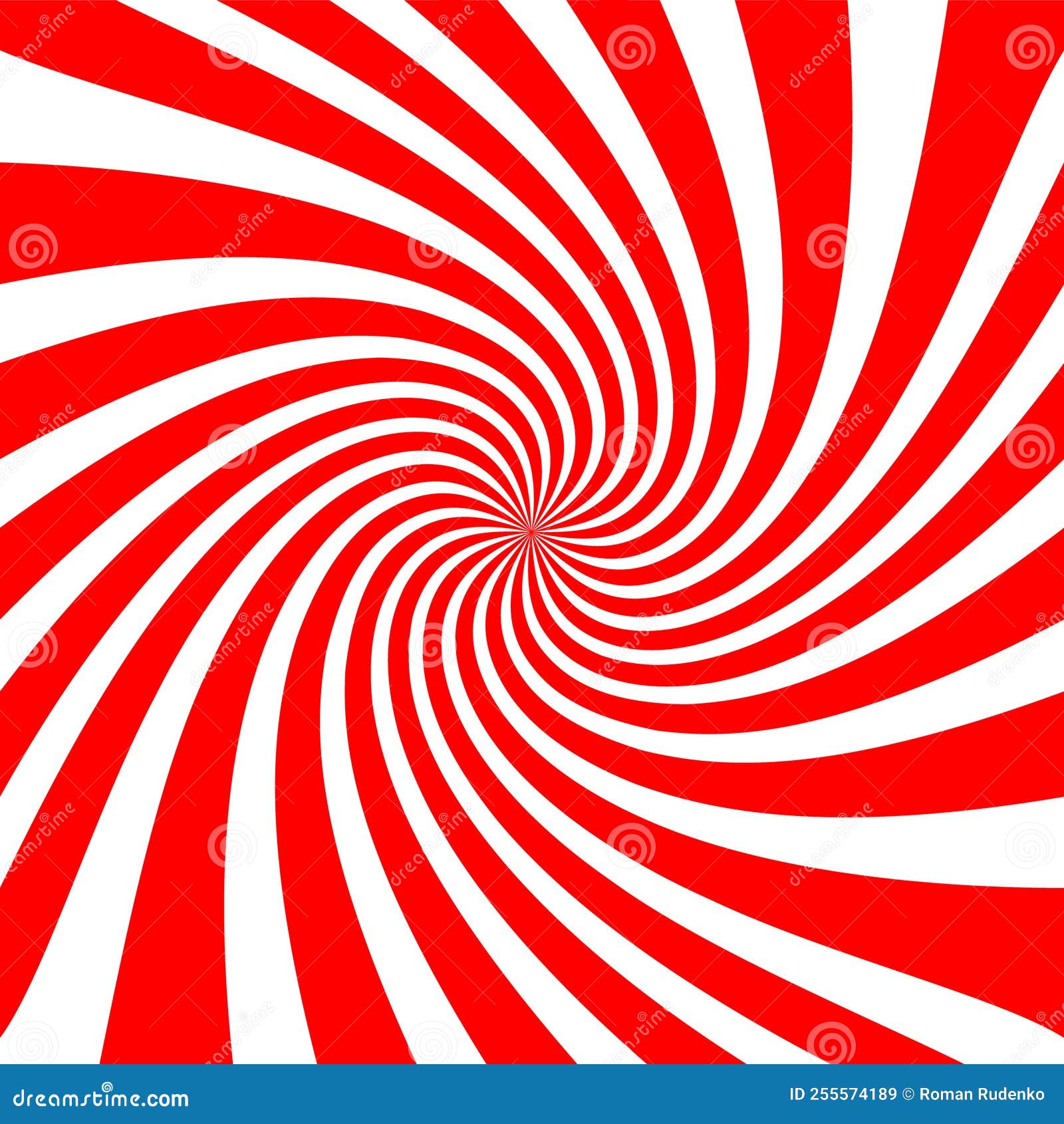 Abstract Starburst Red Background. Radial Lines in Curve Stock Vector ...