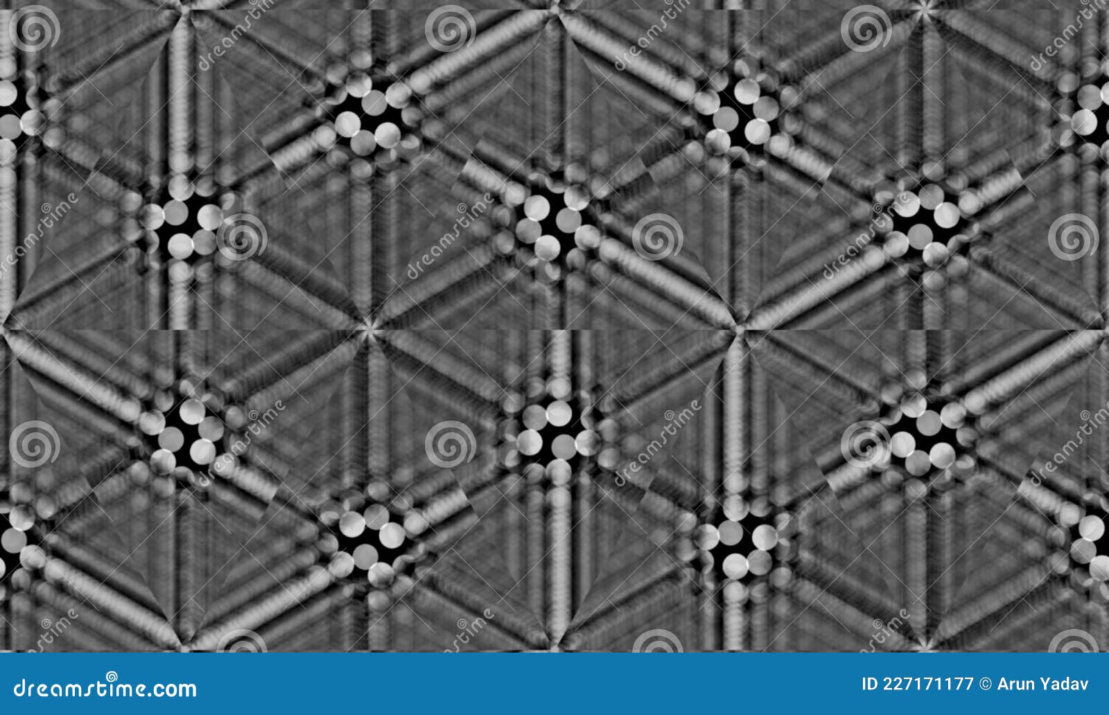 Abstract Stark Black and White Effect Pattern. Stock Illustration ...