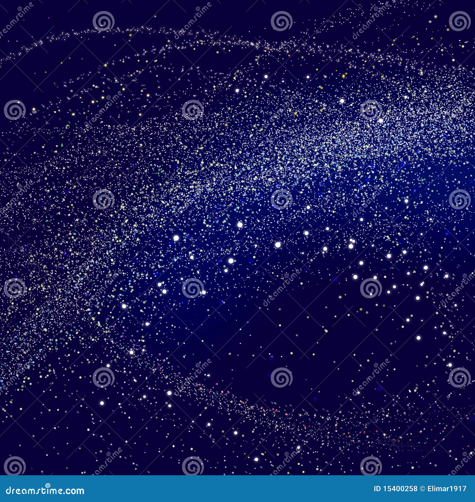 Abstract starry sky stock illustration. Illustration of nature - 15400258