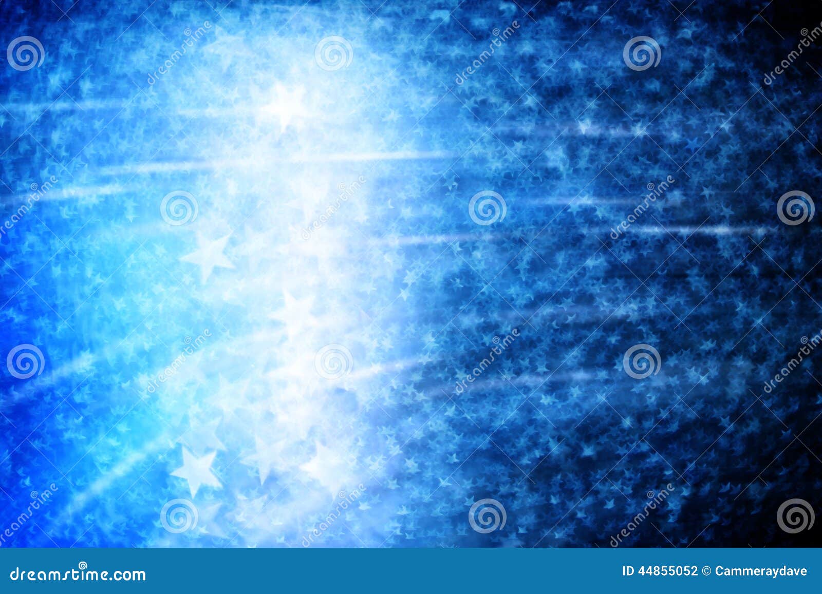 Abstract Blue Stars Background Stock Photo - Image of gradate, grad ...