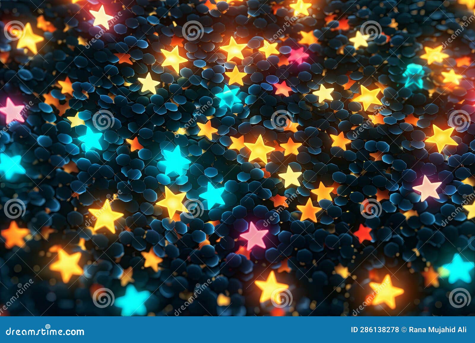 Abstract Stars Background, Generative AI Stock Photo - Image of ...