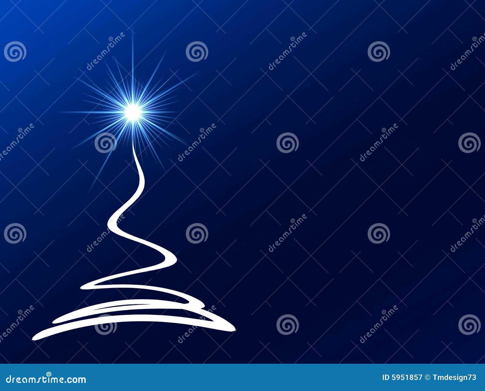 Abstract Stars Christmas Tree Stock Illustration - Illustration of card ...