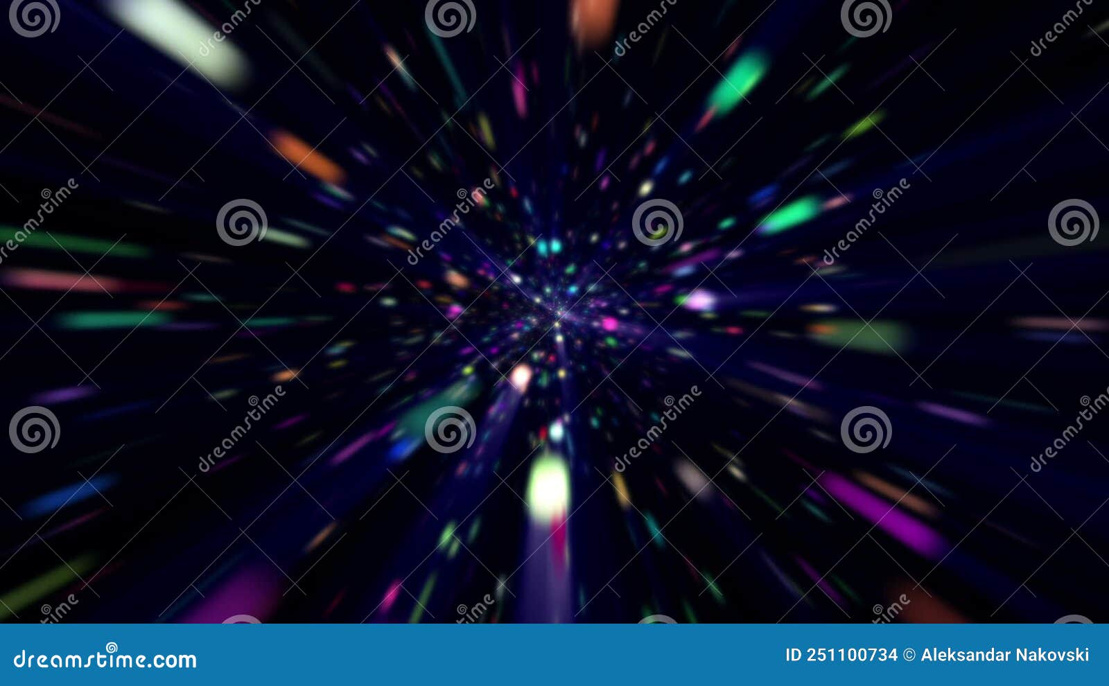 Stars Fly in Space Light Ray Stock Footage - Video of loop, effect ...