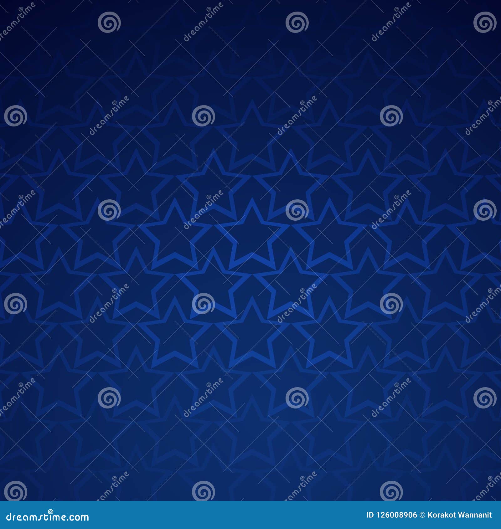 Abstract of Stars Pattern Geometric on Gradient Blue Background. Stock ...