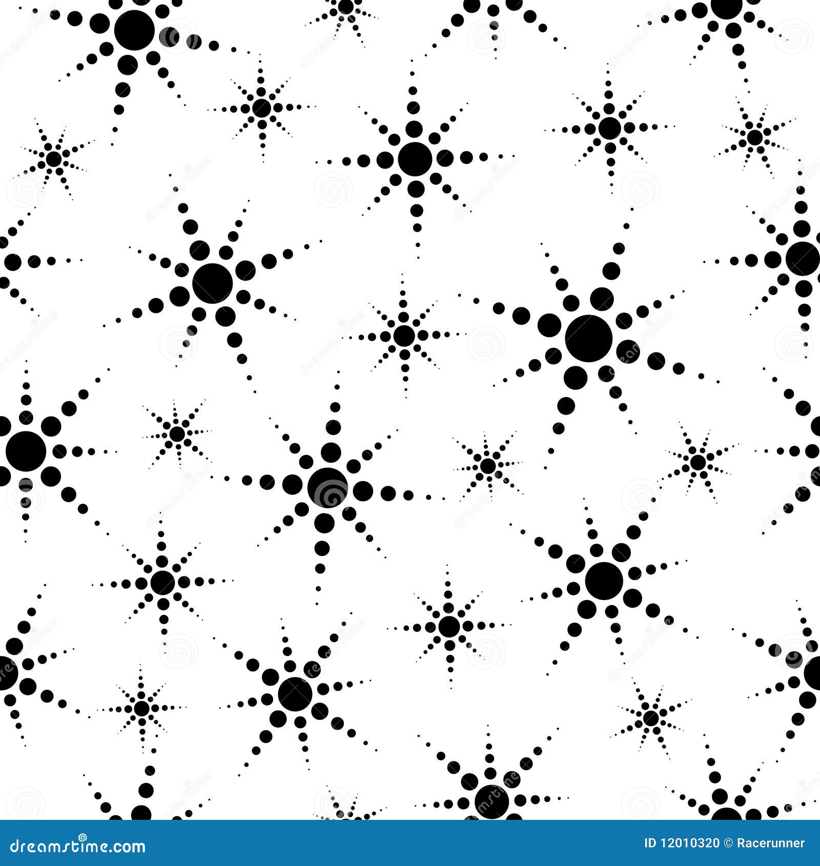 Abstract Stars Seamless Background. Stock Vector - Illustration of star ...