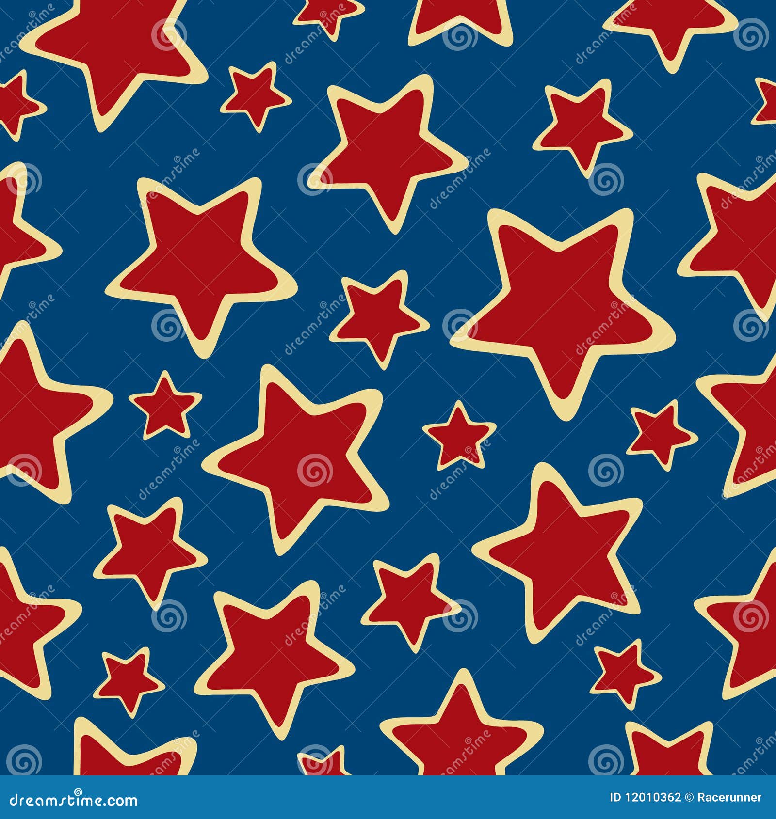 Abstract Stars Seamless Background. Stock Vector - Illustration of ...