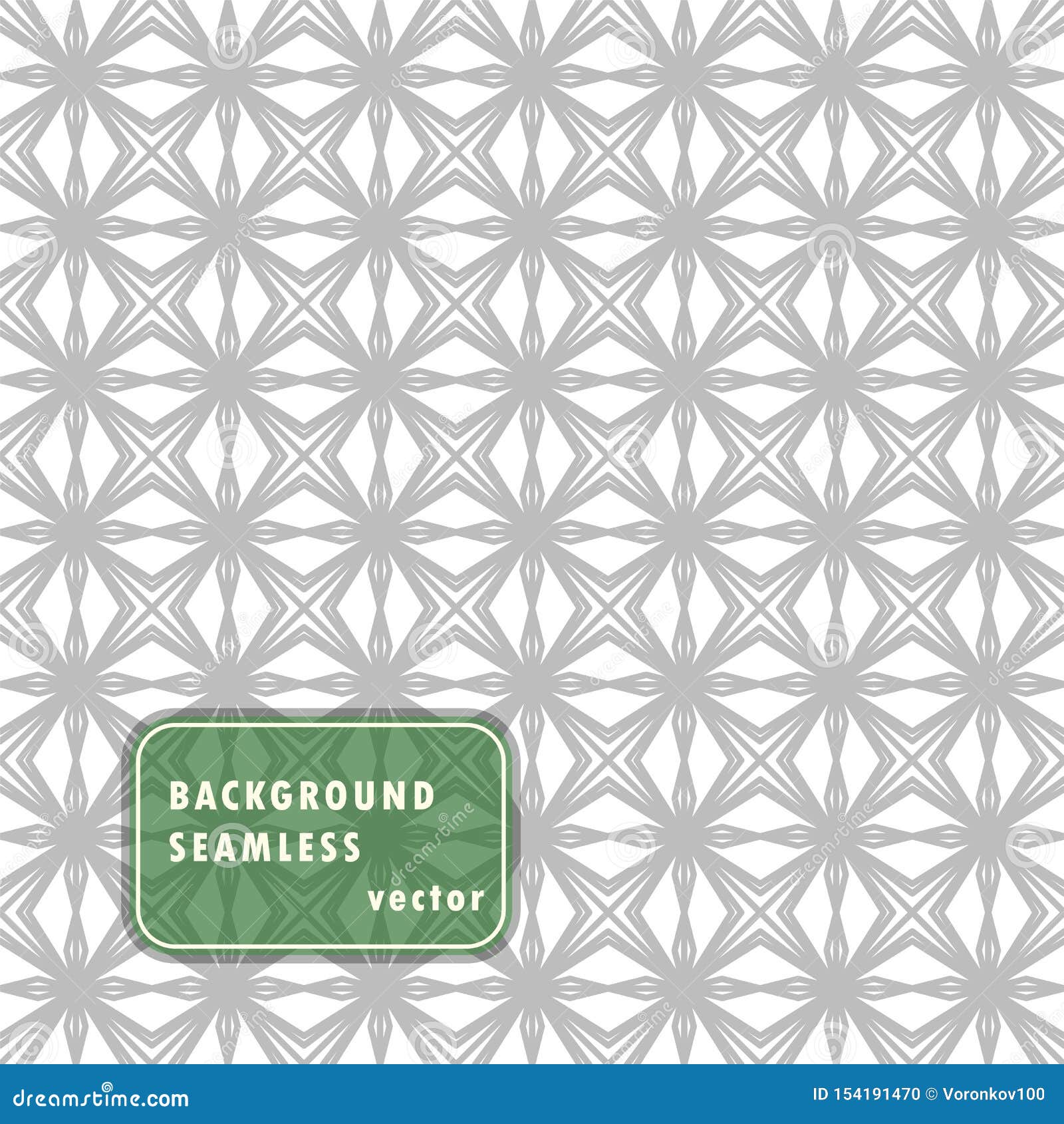 Abstract Stars Seamless Linear Pattern with Thin Straight Monochrome ...