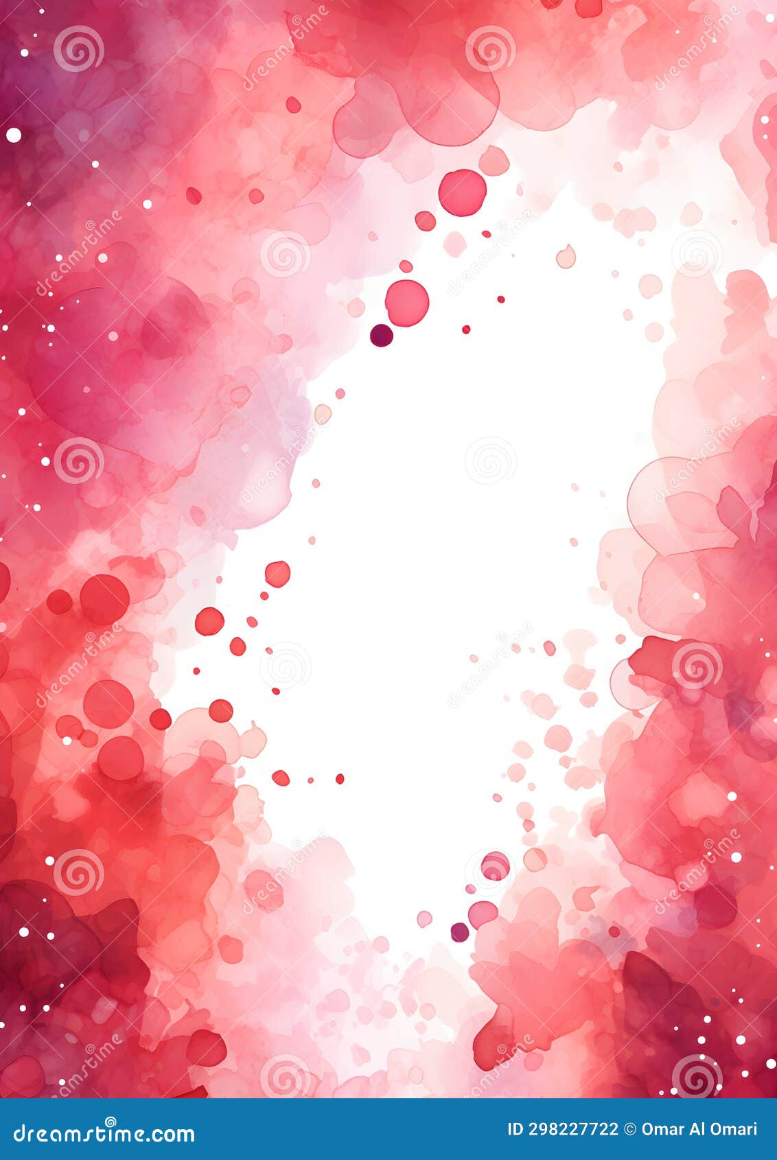 Abstract Stars Watercolor Background. Invitation and Celebration Card ...