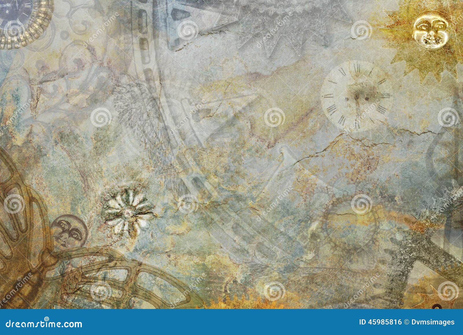 Abstract Steampunk Background Stock Photo - Image of artistic ...