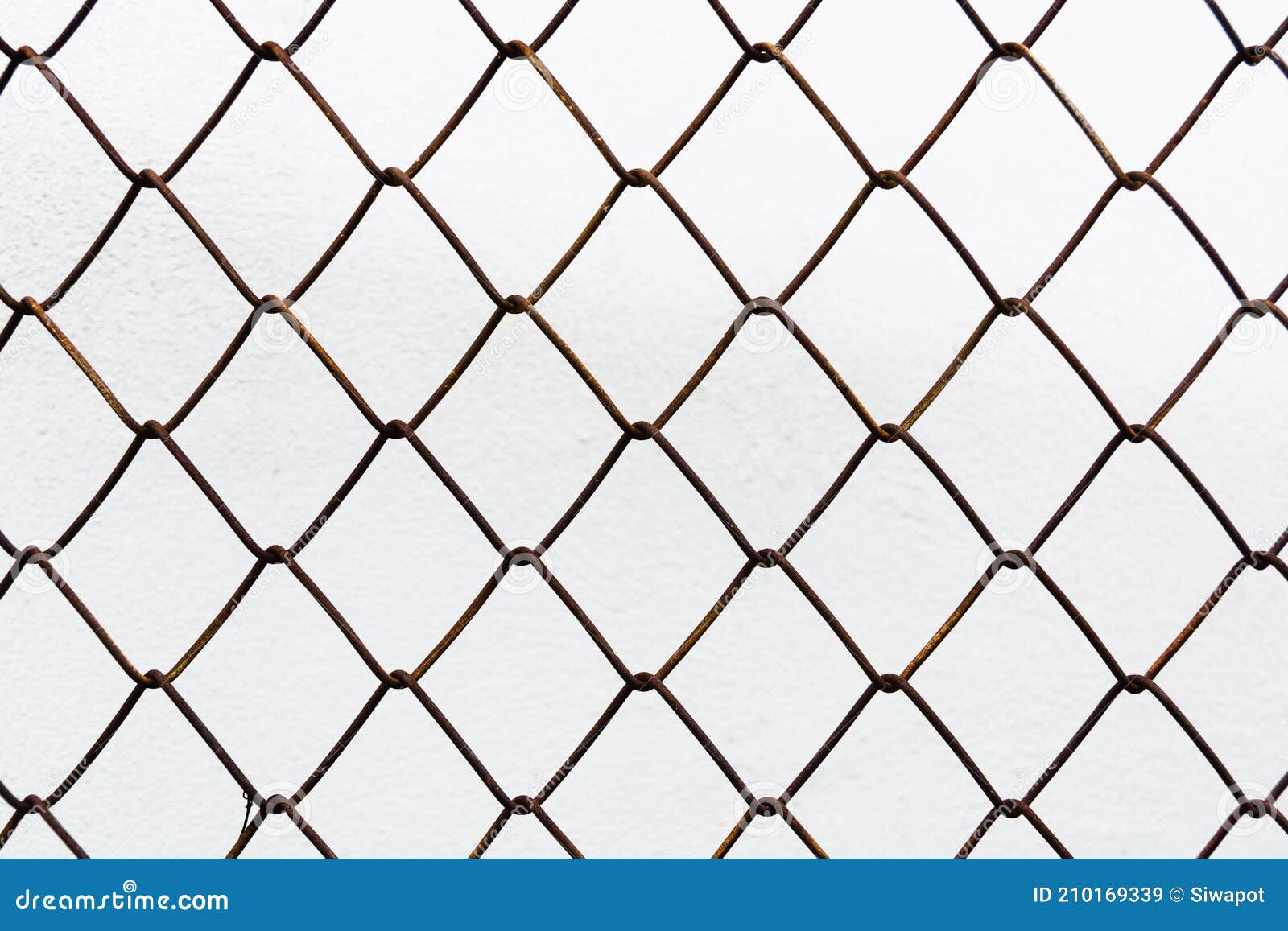 Abstract Steel Grating Mesh Pattern on White Background Stock Image ...
