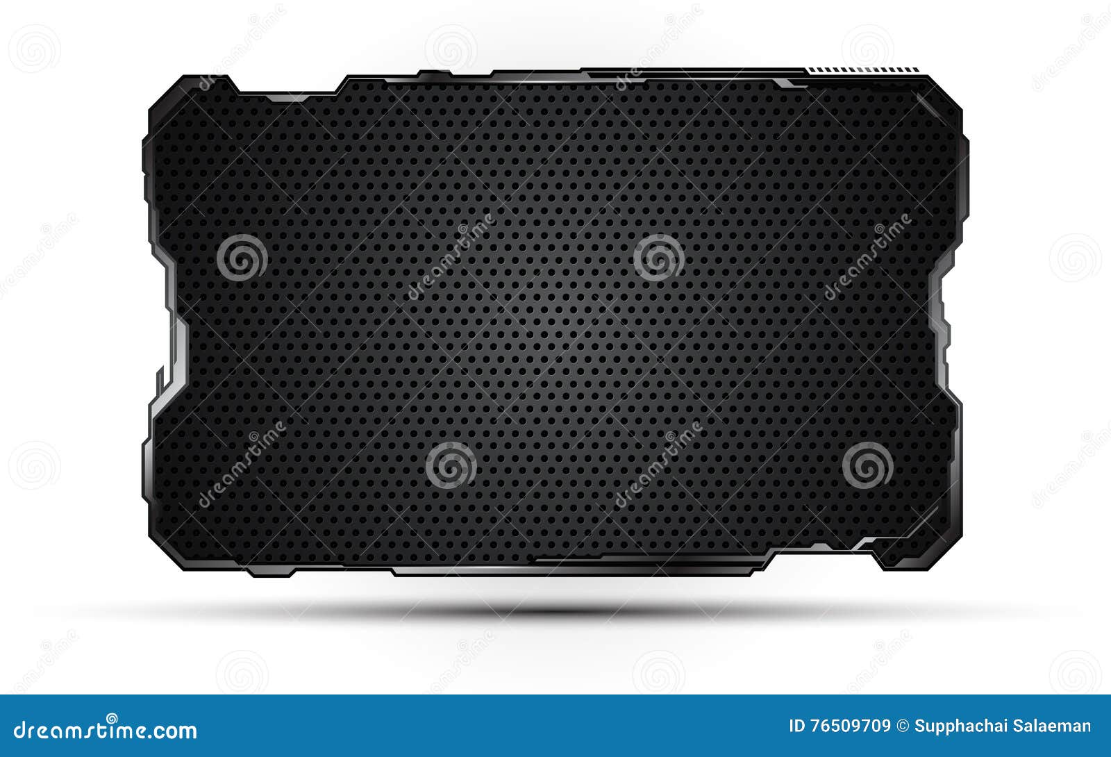 Abstract Steel Plate Frame Template Tech Concept Design Background ...