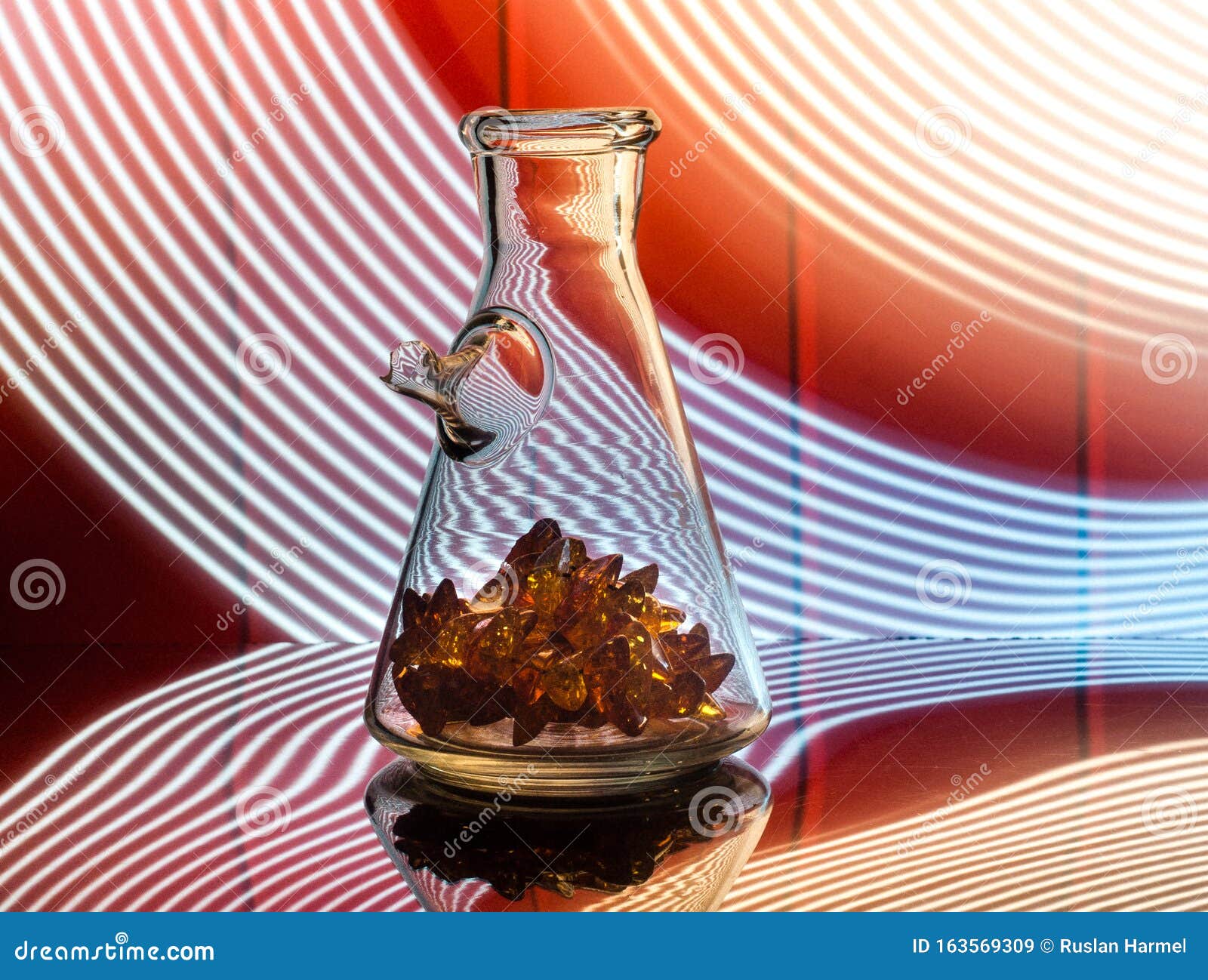 Abstract Still Life on Geometric Background. the Science Stock Image ...