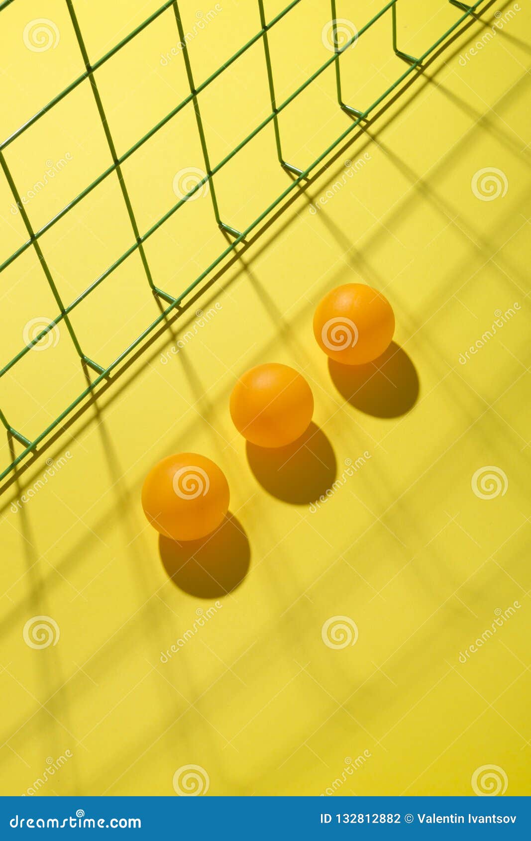 Abstract Still Life with Orange Balls and Mesh Stock Photo - Image of ...