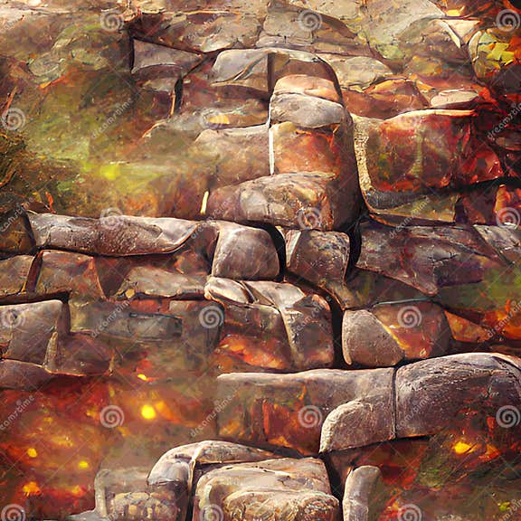 Abstract Stone Bricks Background. Building Construction Decorative ...