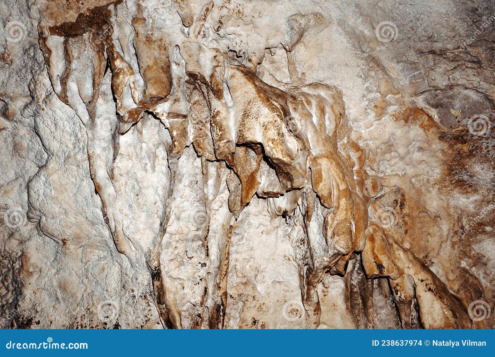 Abstract Stone Texture with Stalactites and Stalagmites Stock Photo ...
