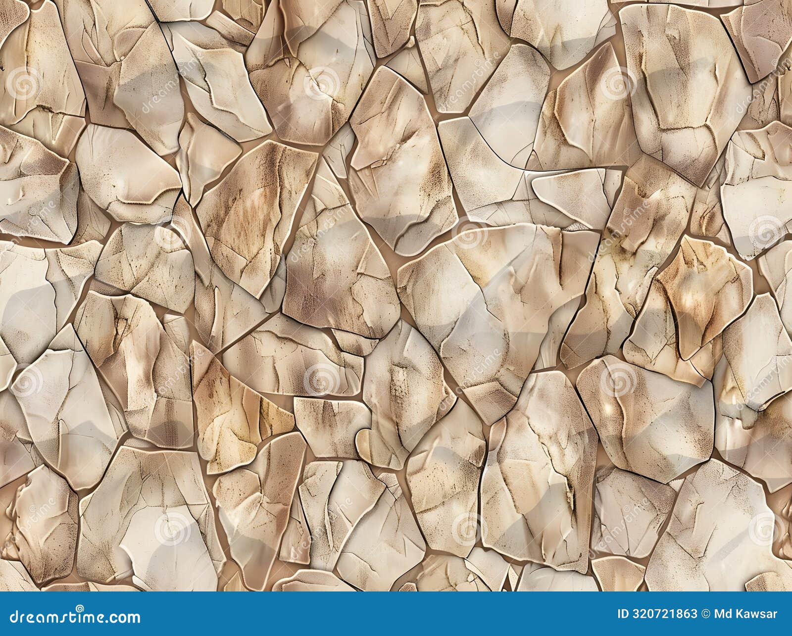Abstract Stone Tile Seamless Pattern Background Stock Illustration ...
