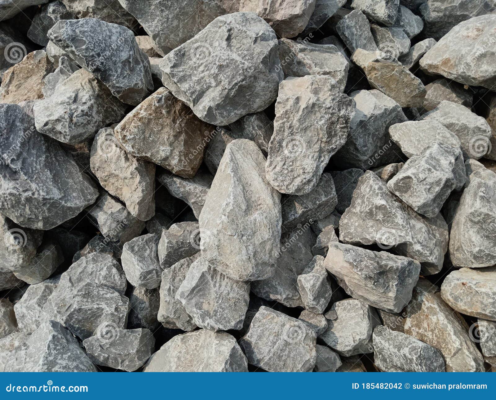 Abstract Stone in Construction Used in Slope Protection Against Soil ...