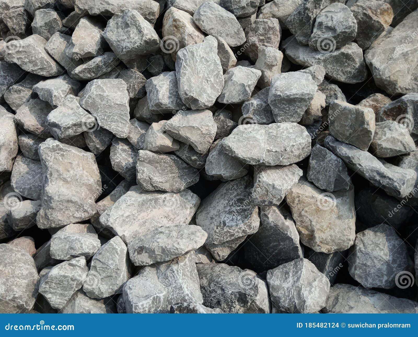 Abstract Stone in Construction Used in Slope Protection Against Soil ...