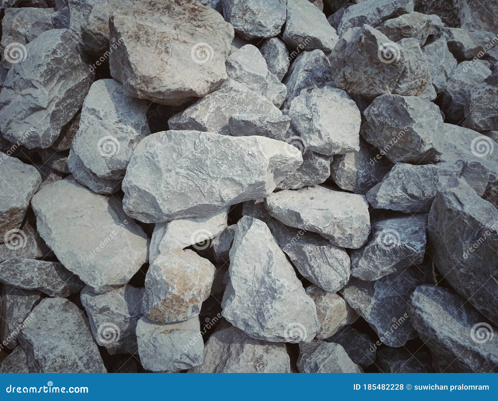 Abstract Stone in Construction Used in Slope Protection Against Soil ...