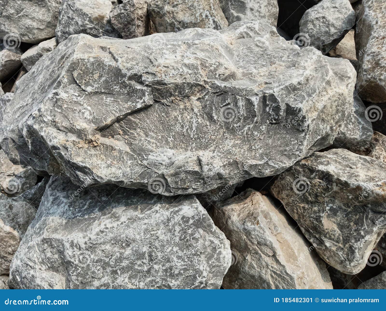 Abstract Stone in Construction Used in Slope Protection Against Soil ...