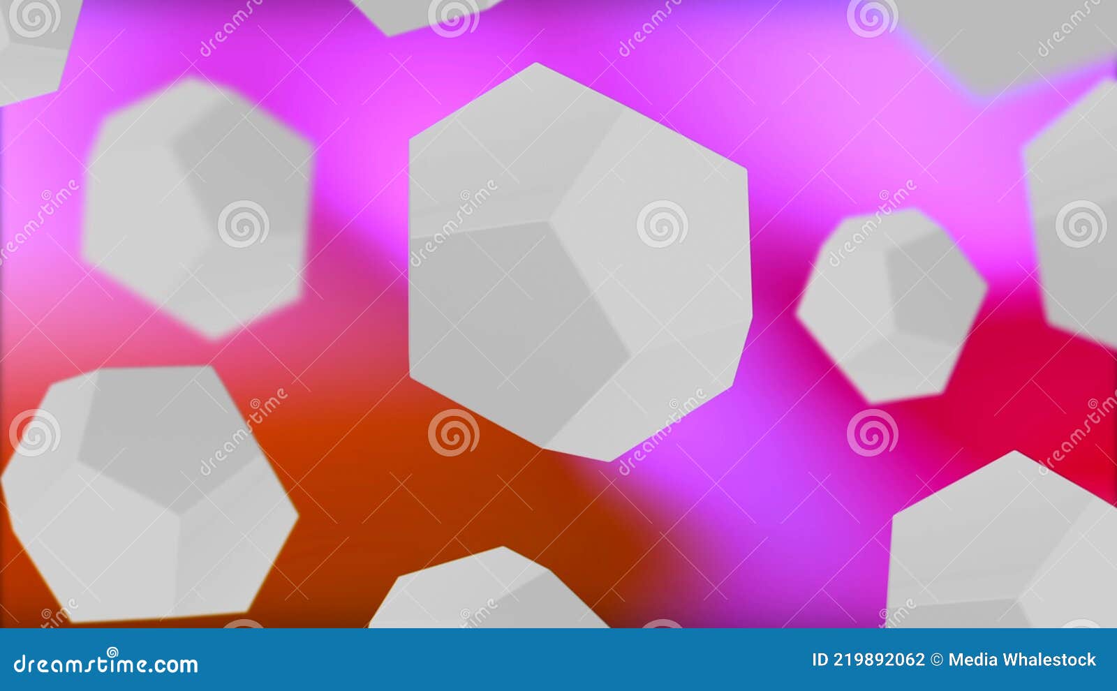 Abstract Stones Fly on Isolated Background. Motion. 3D Models of Stones ...