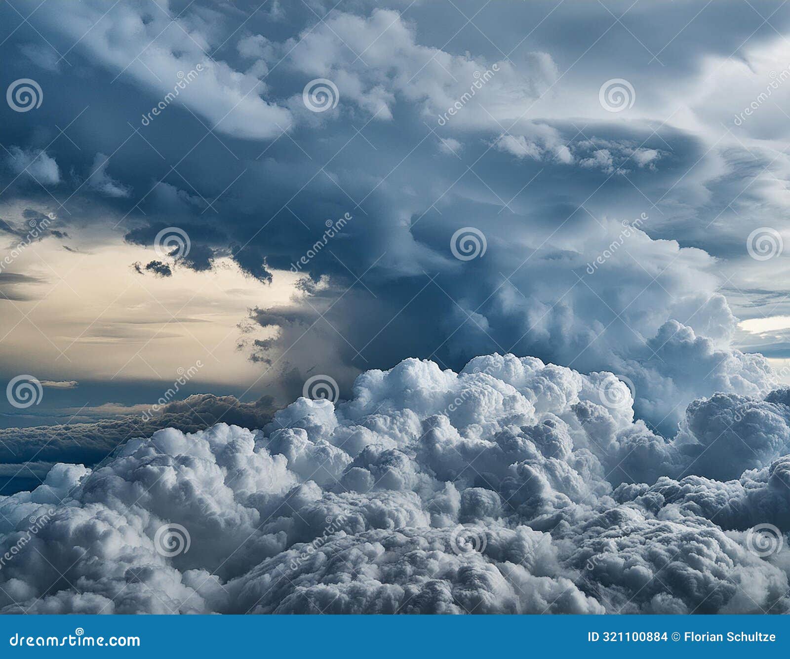 Abstract, Storm Clouds and Outdoor Climate Change Background for ...