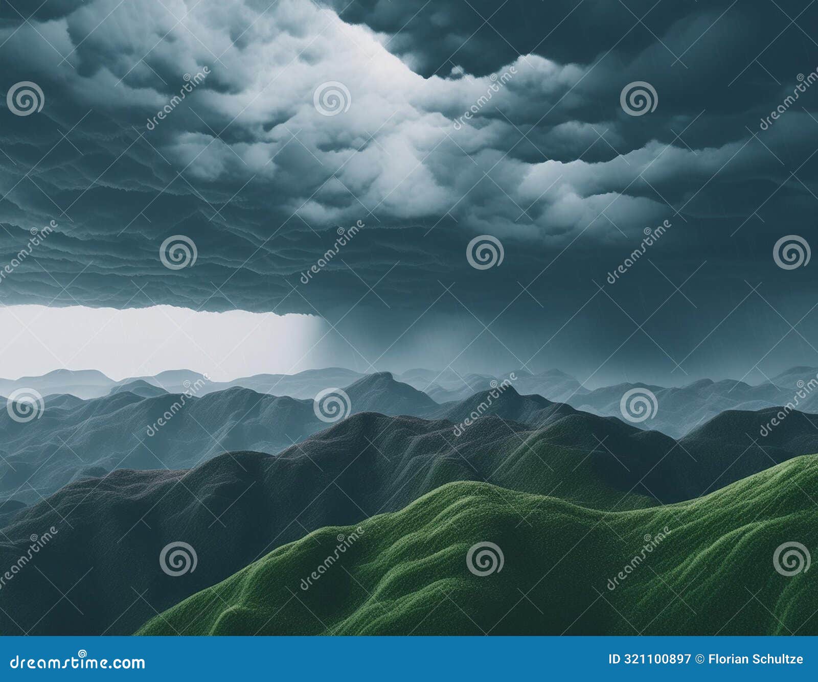 Abstract, Storm Clouds and Outdoor Climate Change Background for ...
