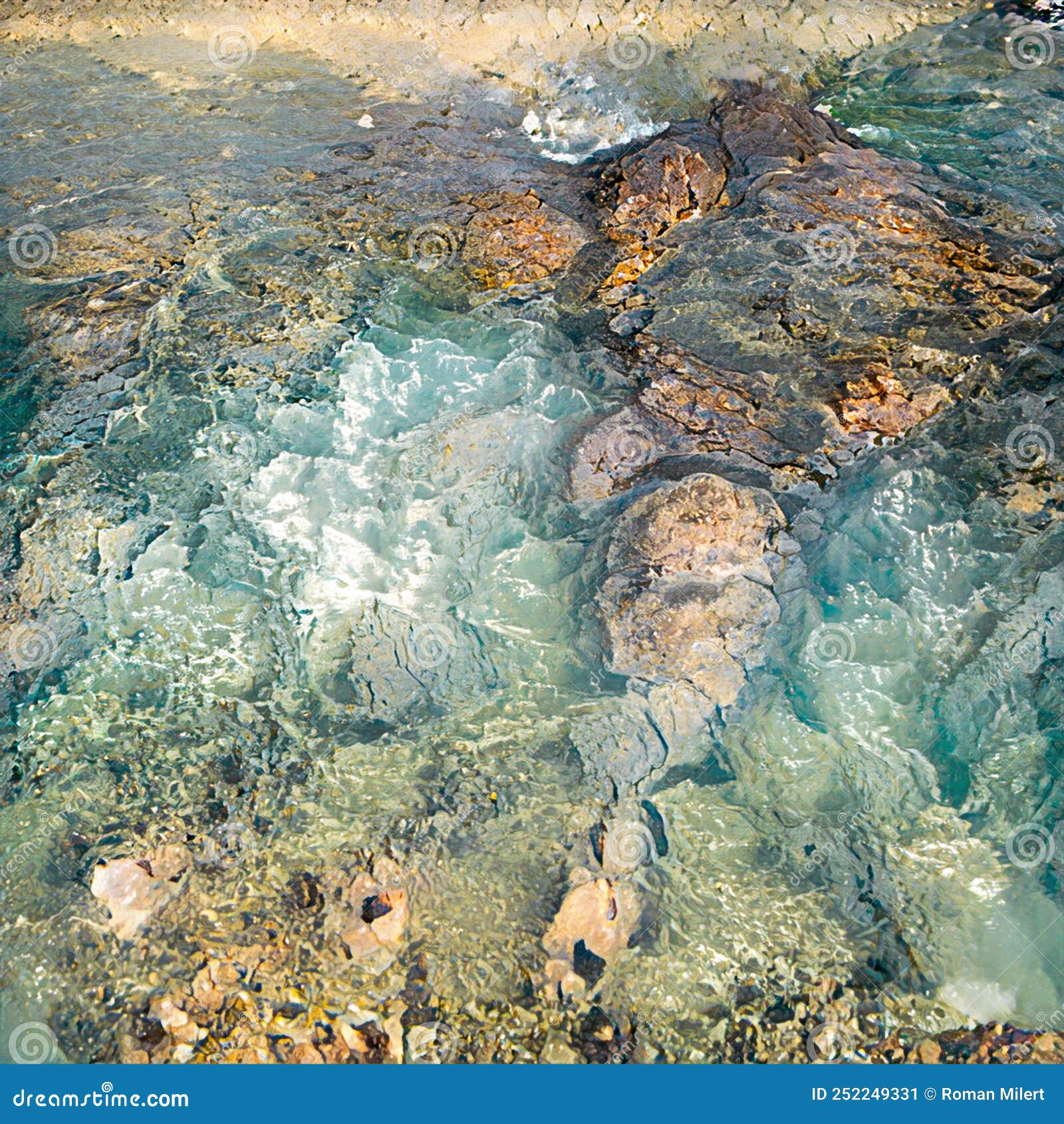 Abstract stormy sea water stock image. Image of dramatic - 252249331