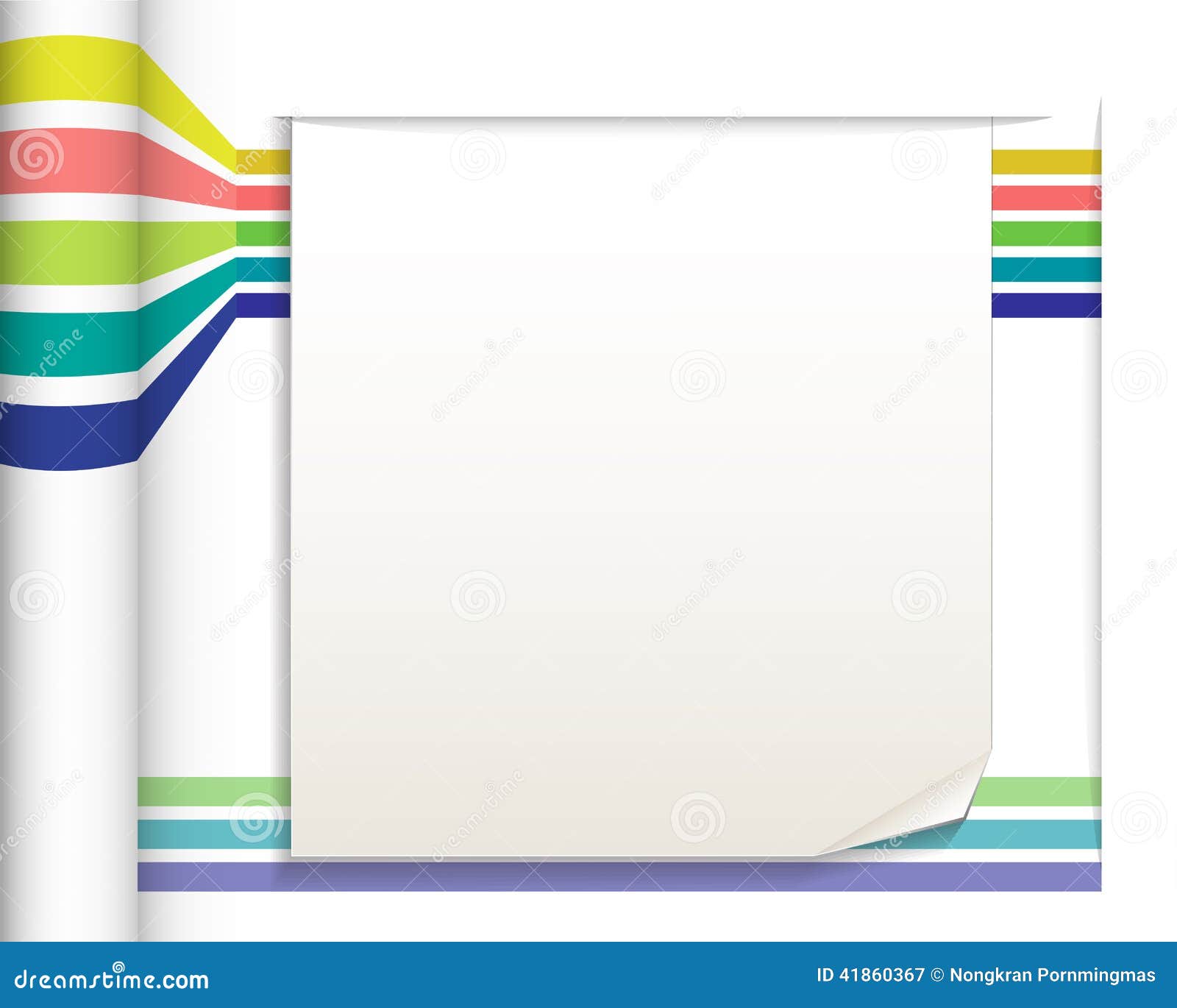 Abstract Straight Lines with White Paper Background Stock Vector ...