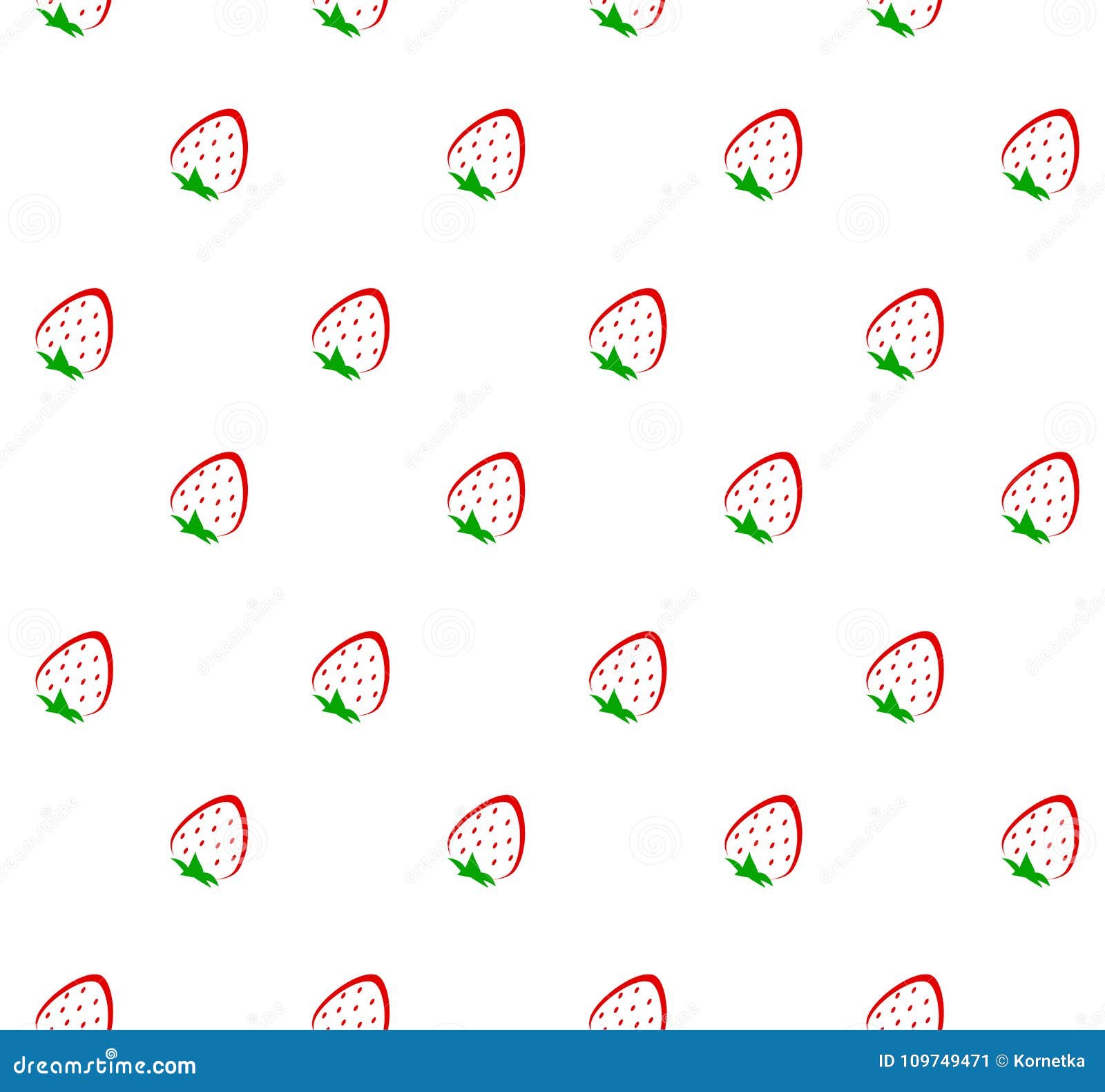 Abstract Strawberry Vector Seamless Pattern Background. Stock Vector ...