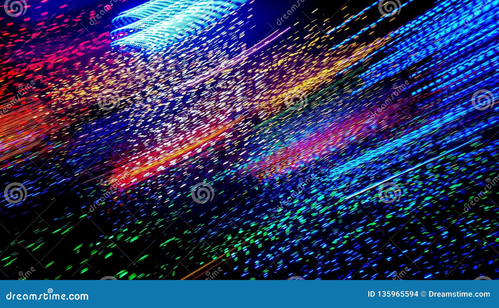 Abstract Streaks of Light stock photo. Image of lines - 135965594