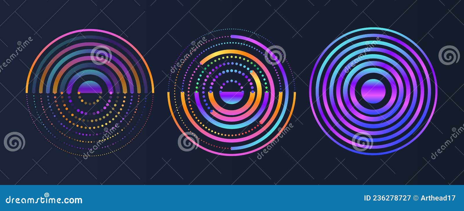 Abstract Stream Information With Circles Array And Binary Code Filtering Machine Algorithms
