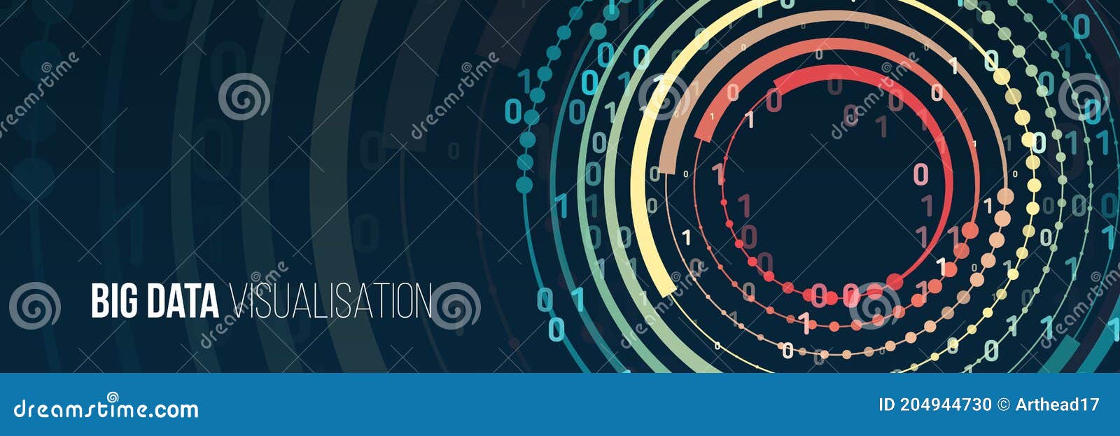 Abstract Stream Information With Circles Array And Binary Code Filtering Machine Algorithms