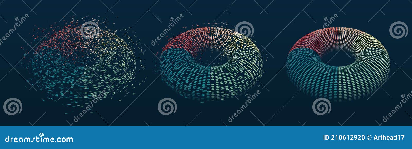 Abstract Stream Information With Circles Array And Binary Code Filtering Machine Algorithms