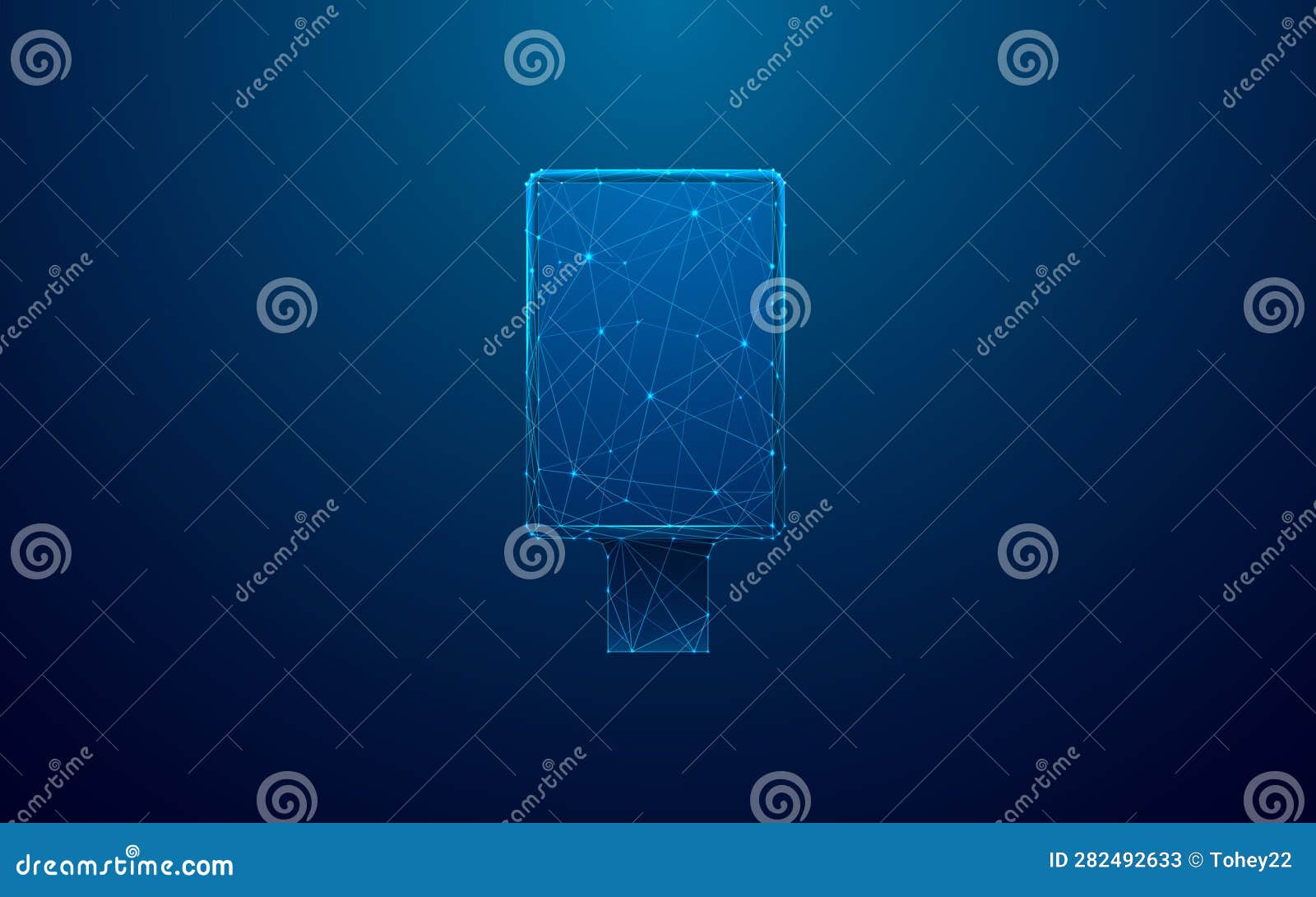 Signage Display Wireframe Stock Illustrations – 9 Signage Display ...