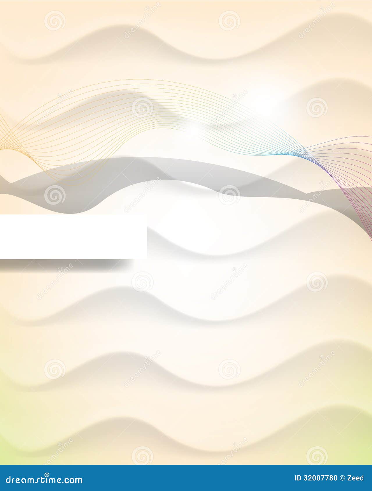 Abstract Strings Wave Elements Template Background Stock Vector ...