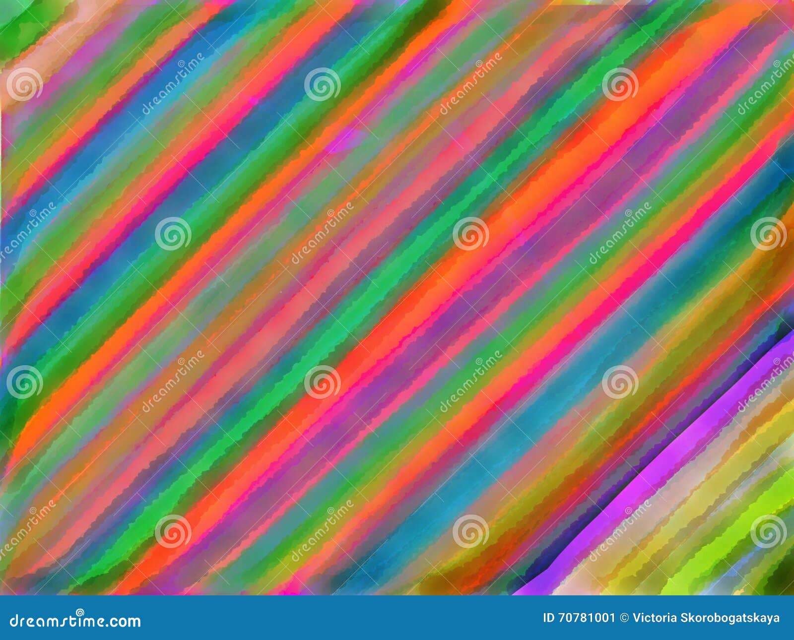 Abstract Strip Smear Brush Stroke Acrylic And Watercolor Painting ...