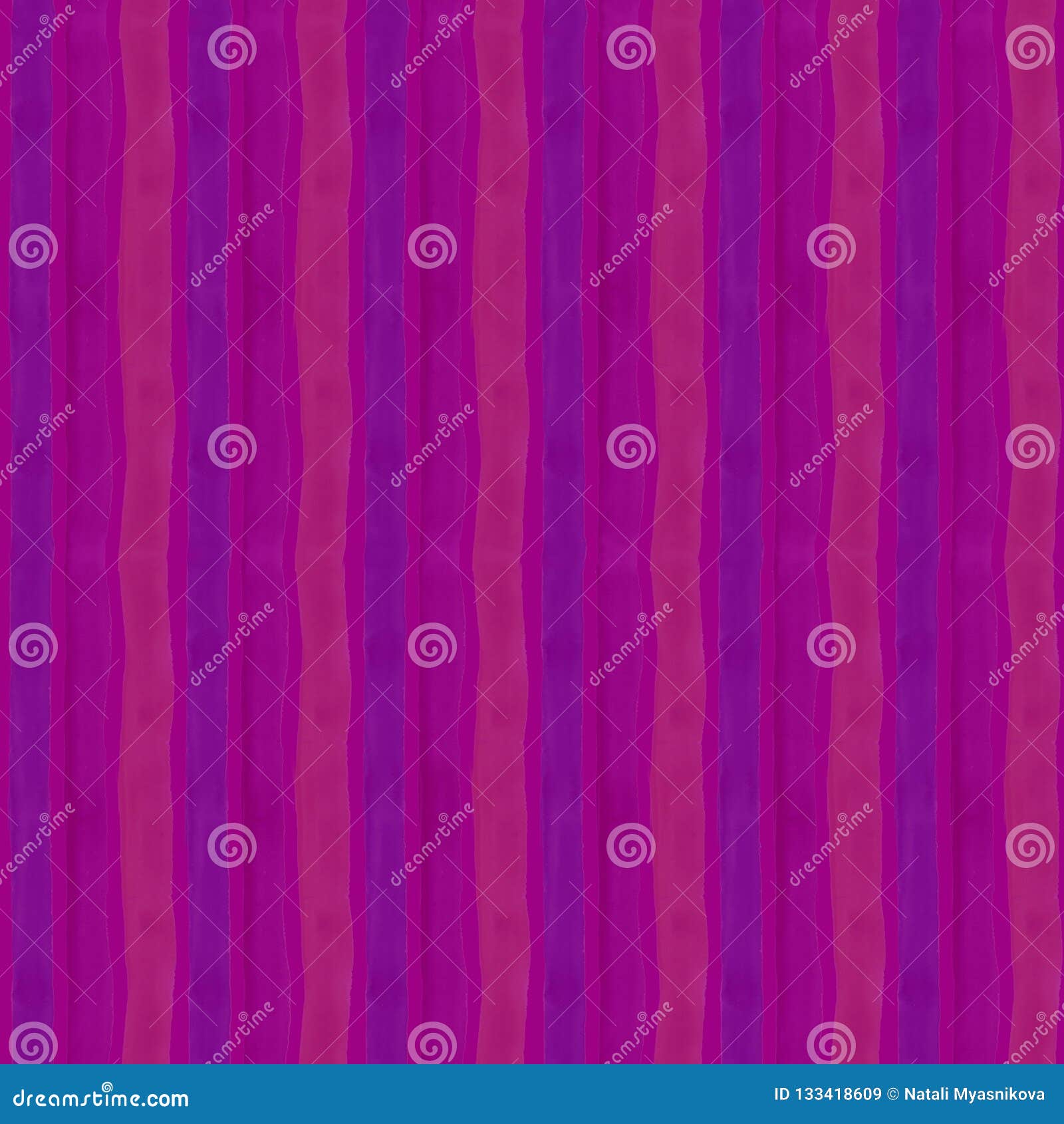 Abstract Strip Watercolor Painted Background. Seamless Pattern. Stock ...