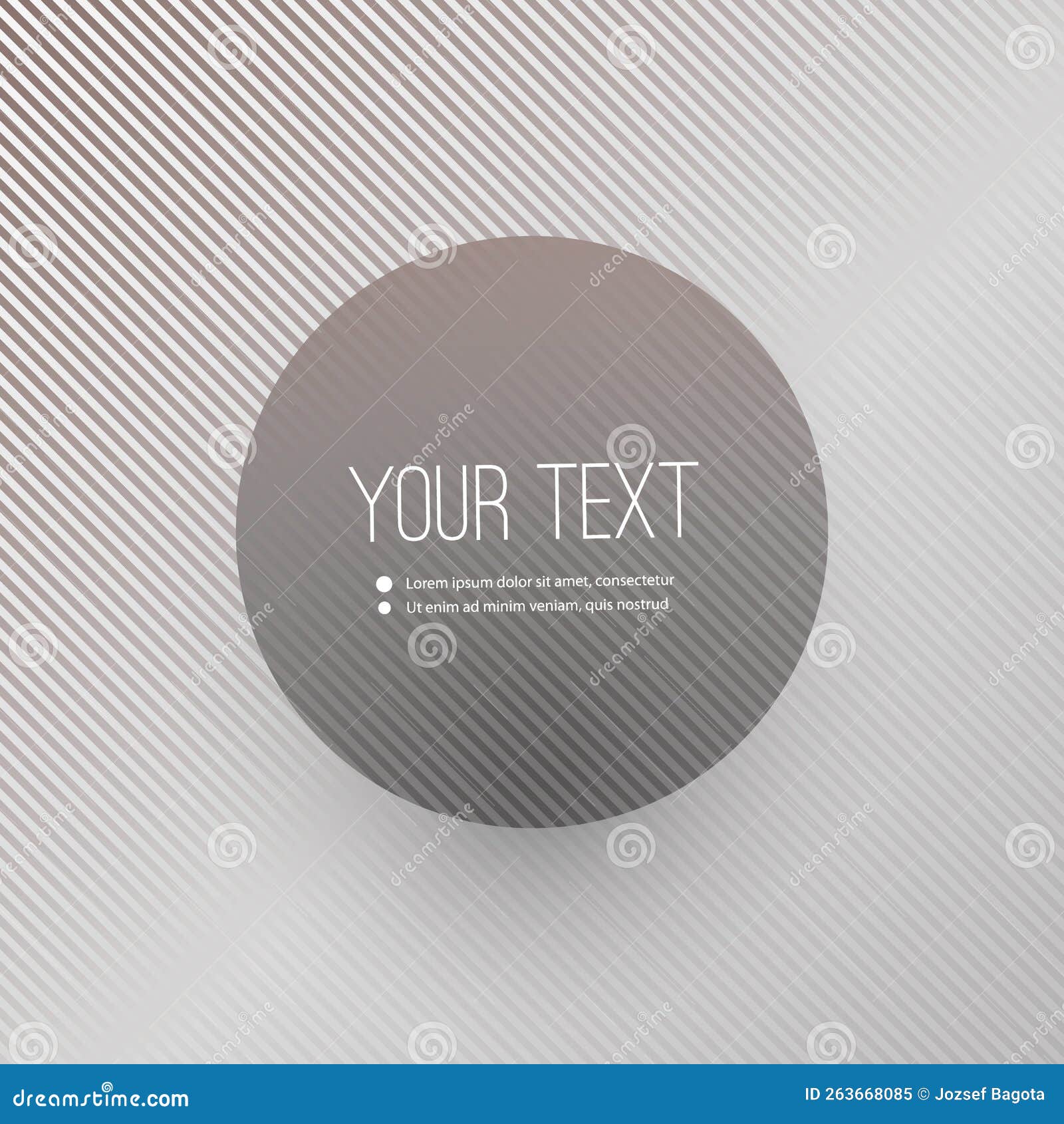 Abstract Striped Background with Minimal Round Text Box Design Stock ...