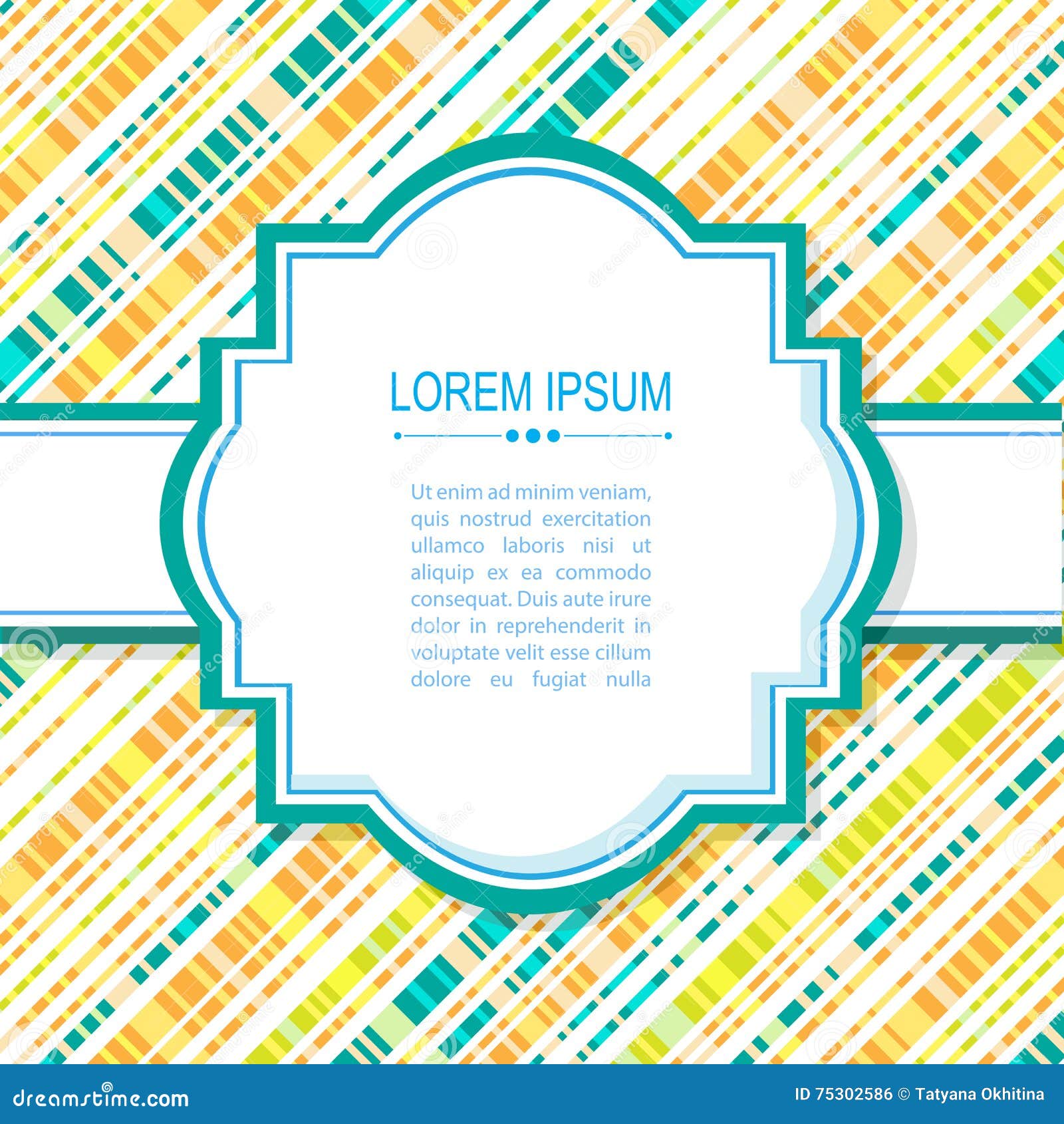 Abstract striped border stock vector. Illustration of striped - 75302586