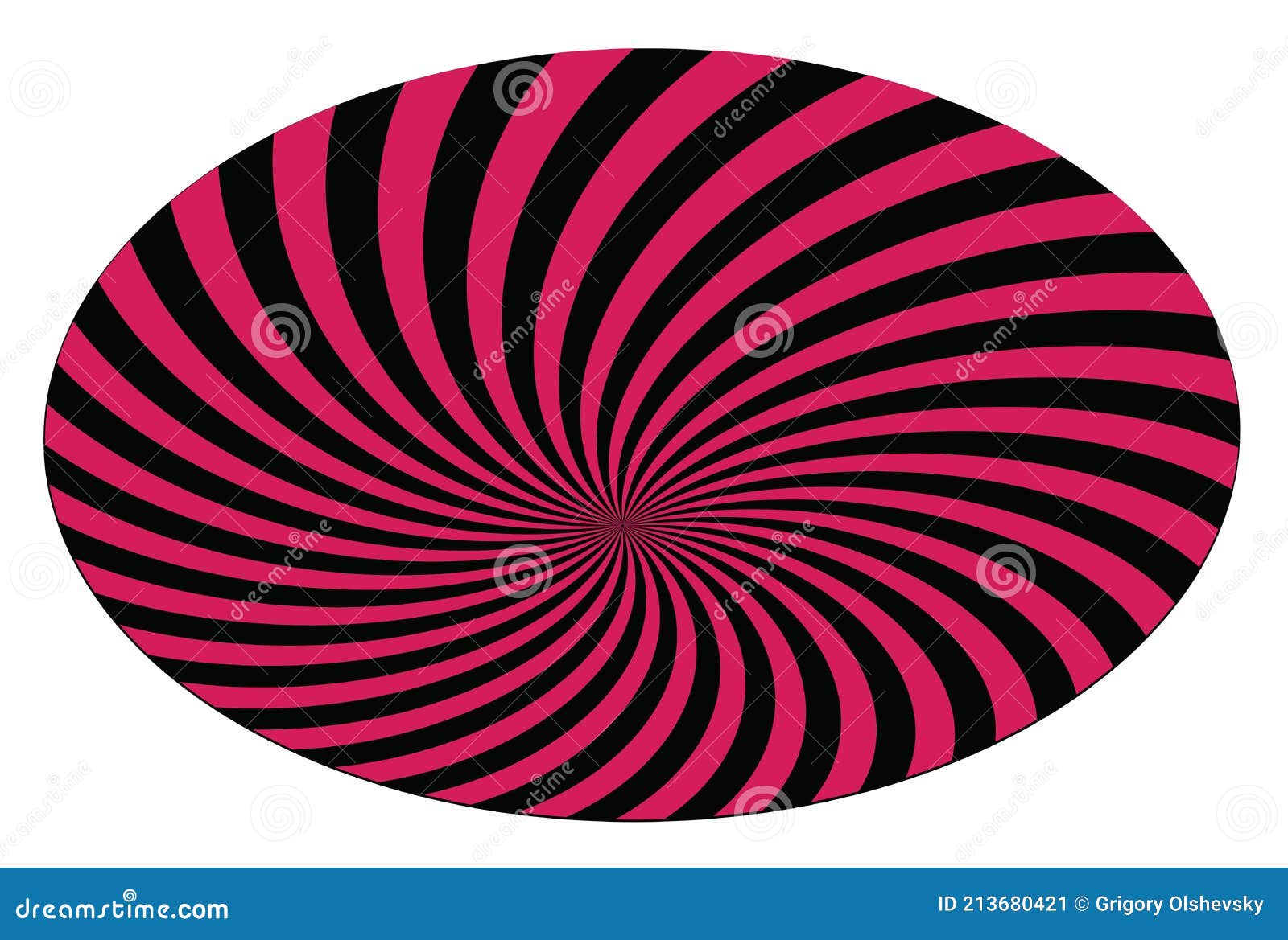 Abstract Striped Colored Spiral Stock Vector - Illustration of element ...