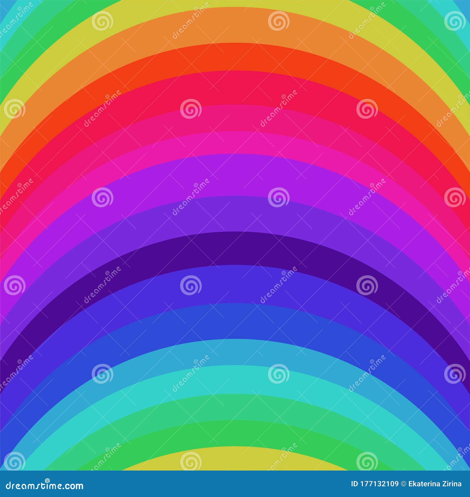 Abstract Striped Rainbow Seamless Pattern. Vector Graphics Stock ...