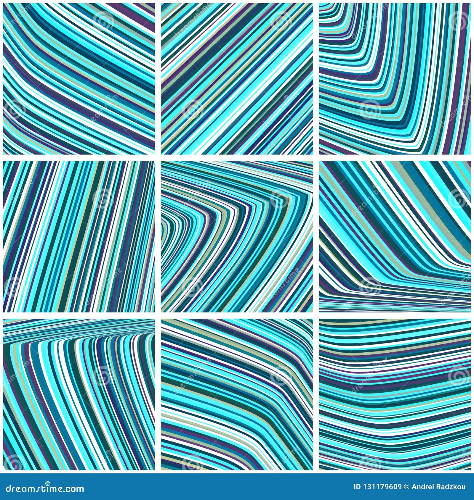 Abstract Striped Tile with Contrast Stripes. Vector Graphics Stock ...
