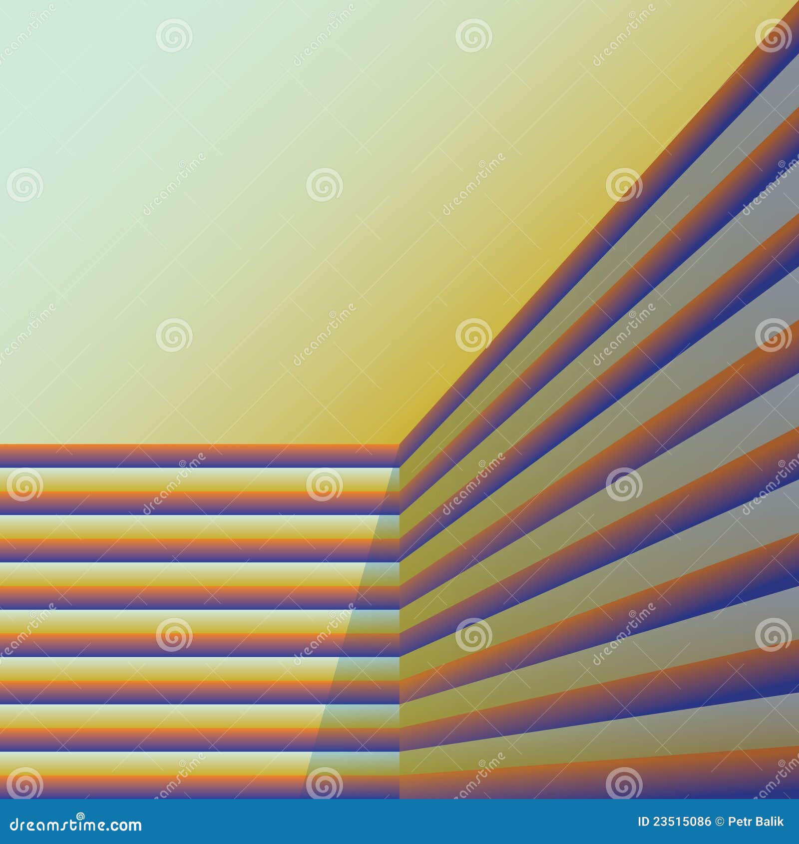 Abstract stripes at corner stock illustration. Illustration of abstract ...