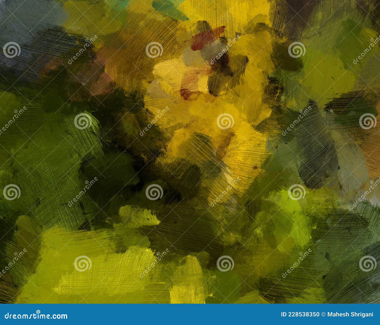 Abstract Strokes Digital Background Painting Stock Illustration ...