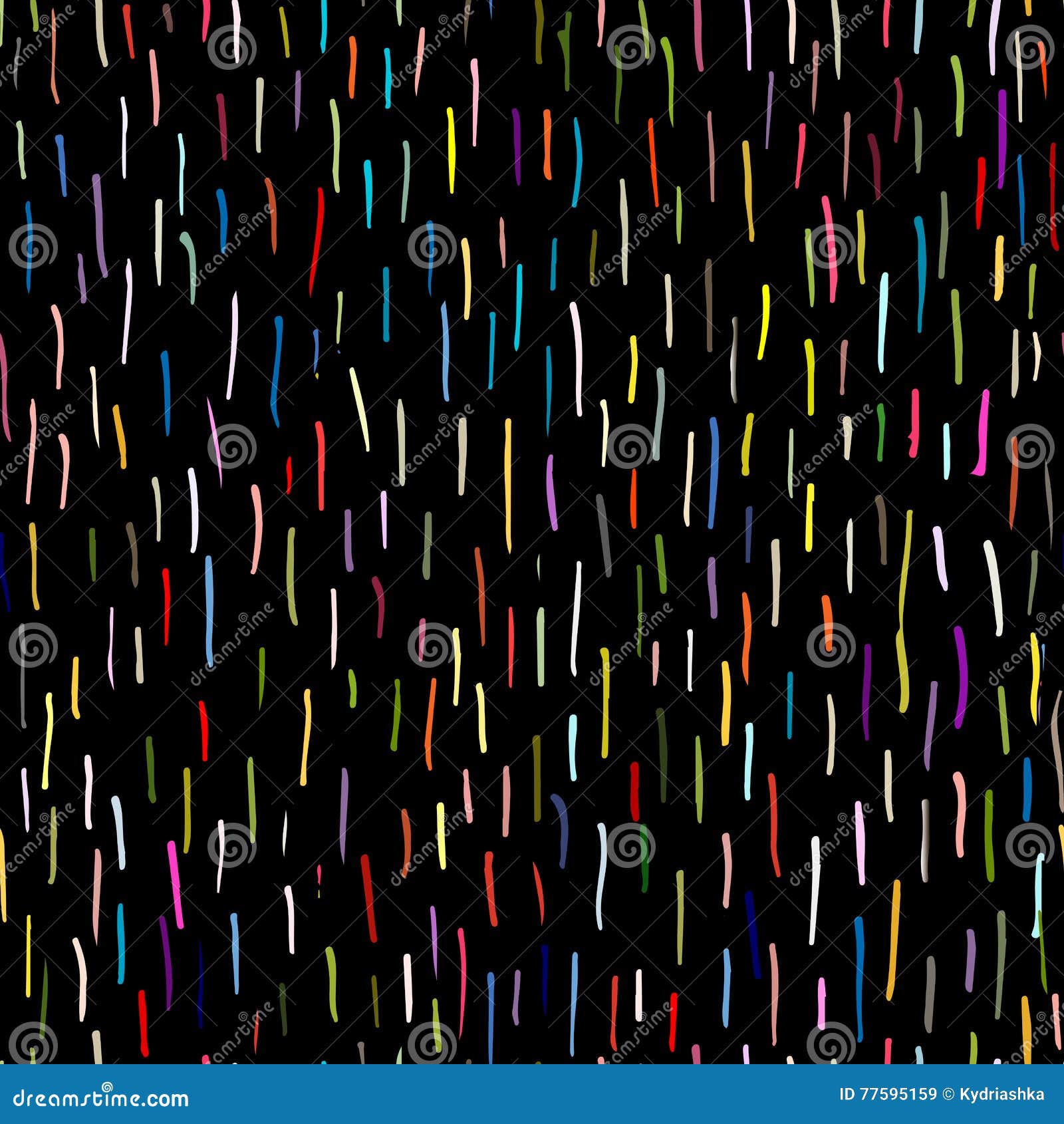 Abstract Strokes, Seamless Pattern for Your Design Stock Vector ...