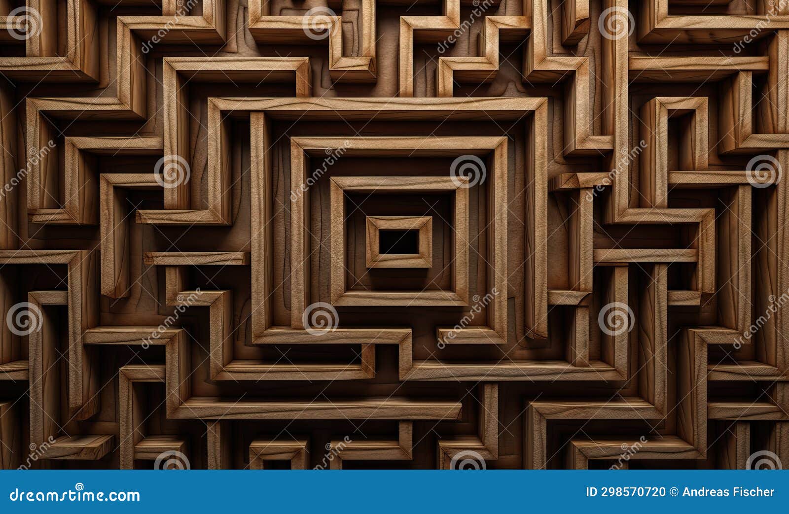 Abstract Structural Background with Dark Labyrinth. Stock Photo - Image ...